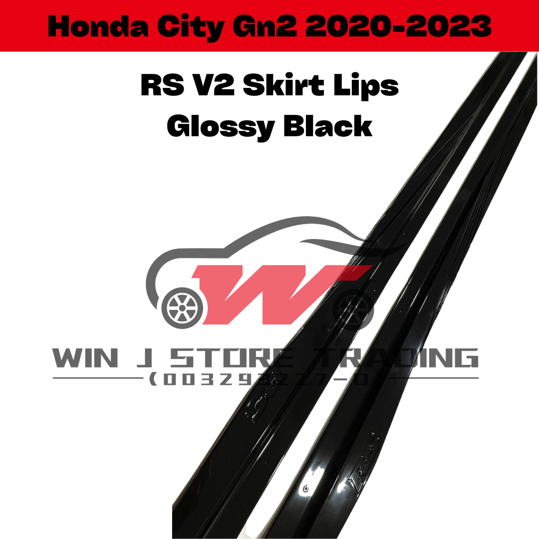 🔥NEW ARRIVED🔥Honda City Gn2/Gn5 2020-2023 Glossy Black RS V2 Type Side ...