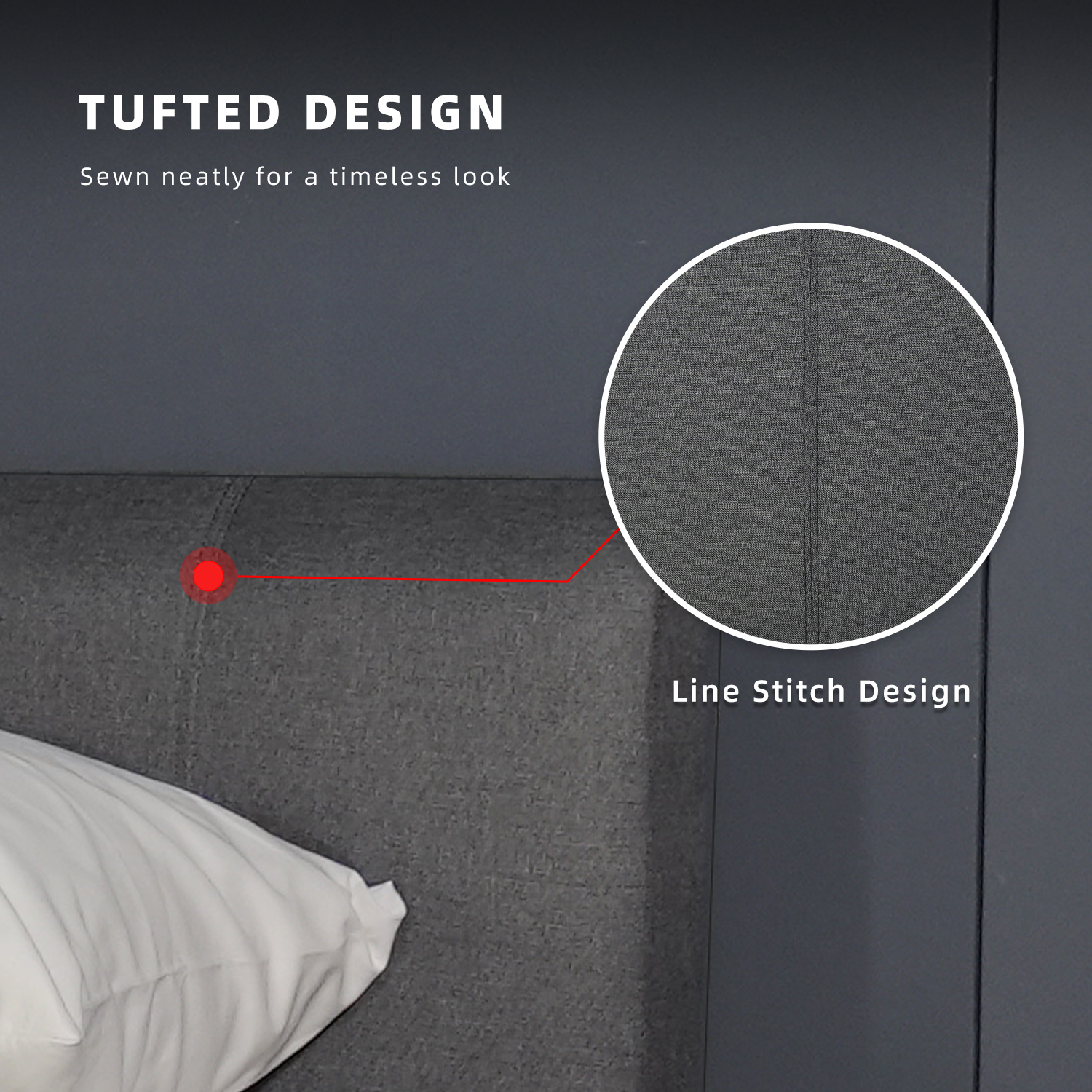 [FREE Shipping] Kitchenz Divan Single Size Bed Frame Linen Fabric Bed ...