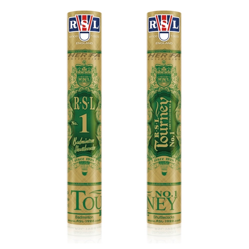 RSL NO.1 Tourney Badminton Shuttlecock 77 Speed 100%ORIGINAL Tournament and Training Bulu ...