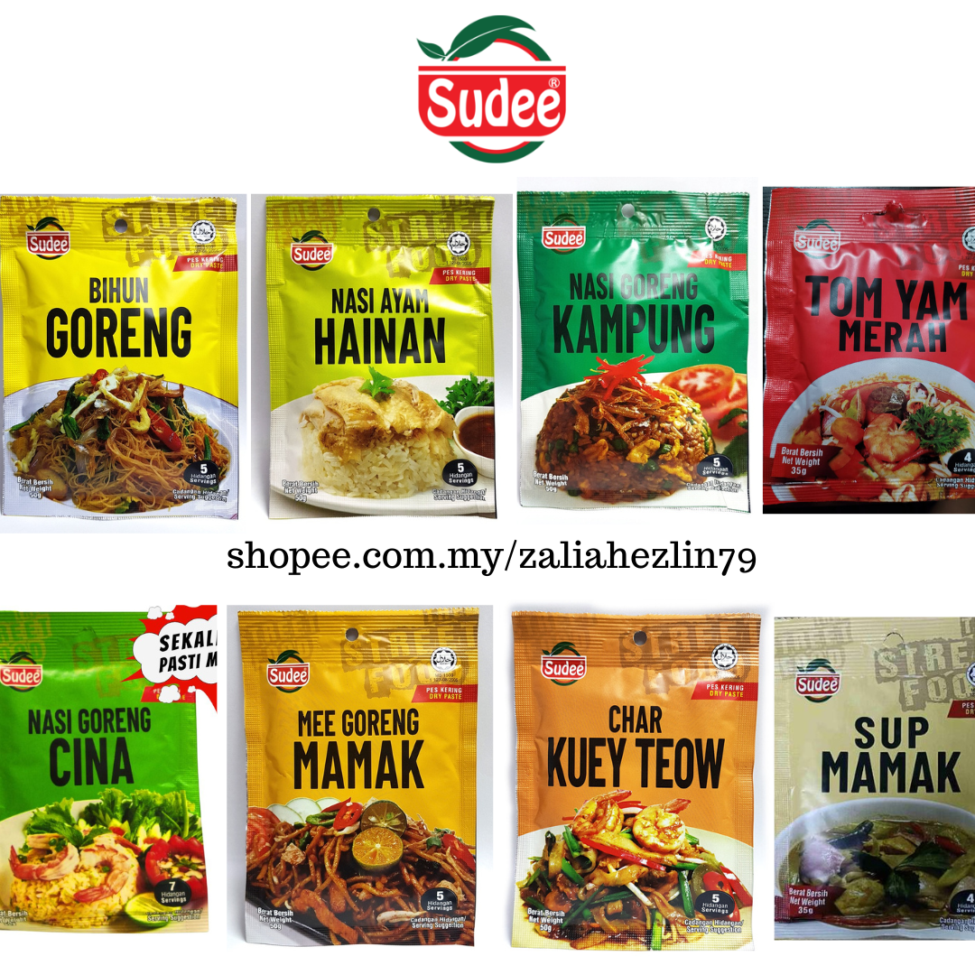 SUDEE Pes Segera Instant Paste Bihun & Mee Goreng Mamak, Nasi Ayam ...