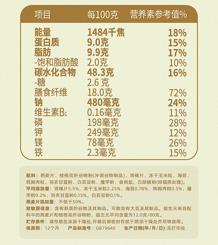 Quaker Instant Oat Porridge 420g (35g x 12 packs) 桂格轻畅无米粥 420g 独立包装 (35g x 12包） | Shopee Malaysia