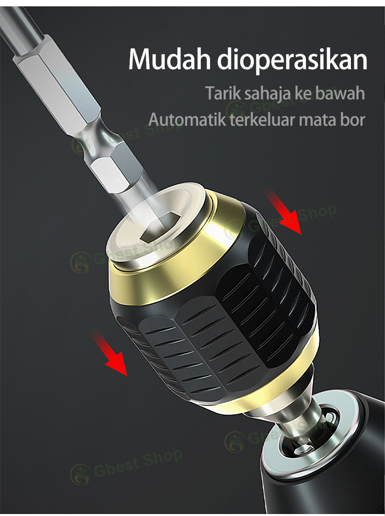 Drill Chuck Adapter Replacement Connector Key Screwdriver Impact Driver ...
