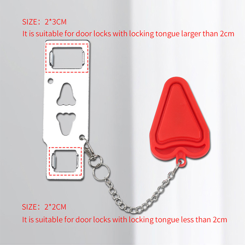 Portable Safety Door Lock Easy to Install 防盗夹 Lock Hotel Lock Hostel ...