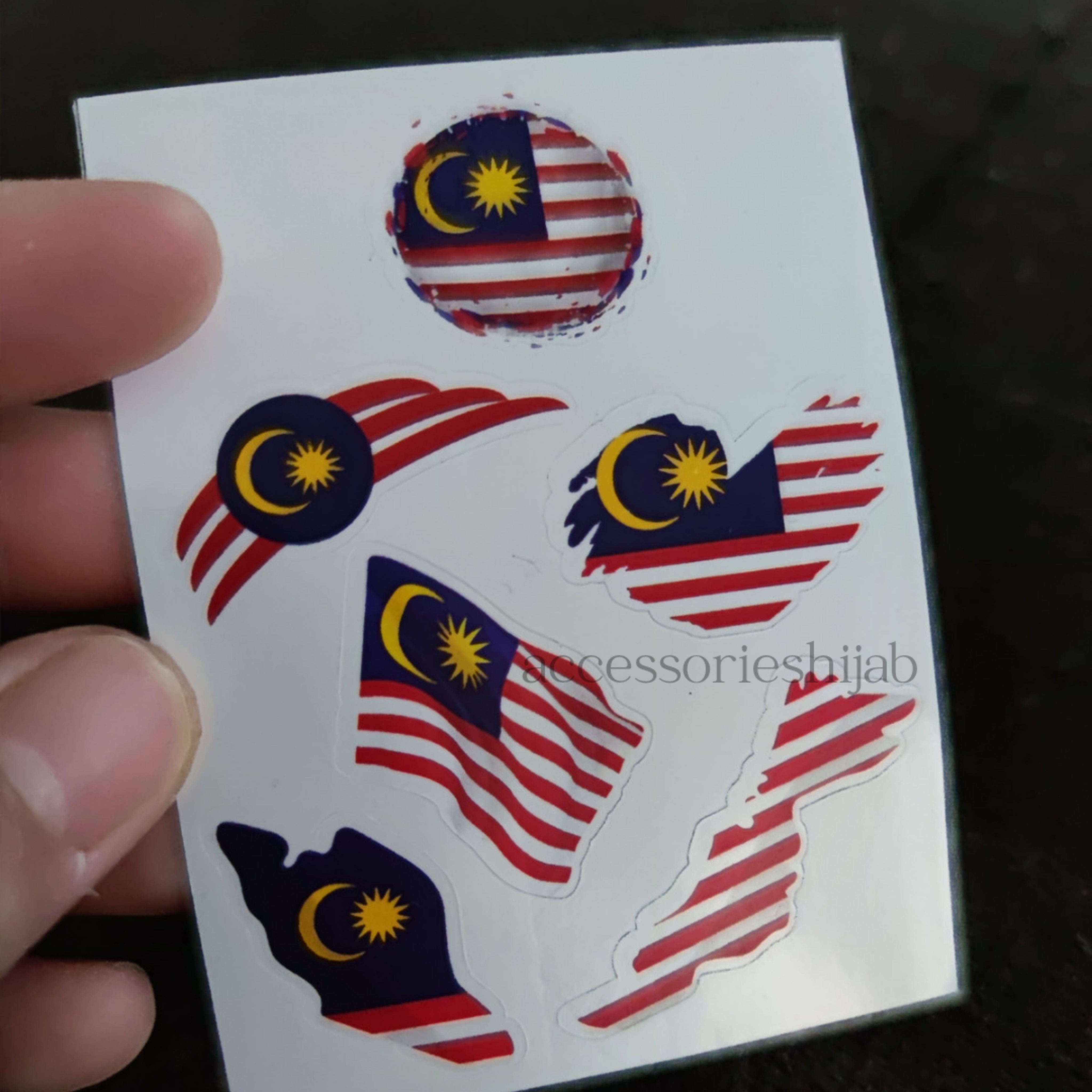 STICKER TATTOO / STICKER PIPI MERDEKA BENDERA MALAYSIA MADANI ...