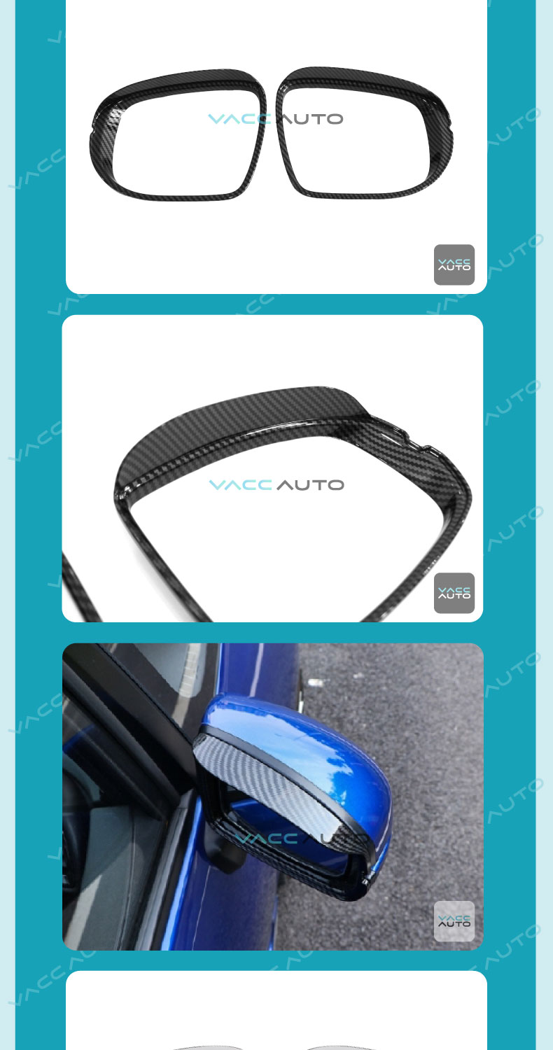 Honda BRV Side Mirror Carbon Chrome Frame Side Door Rearview Mirror ...