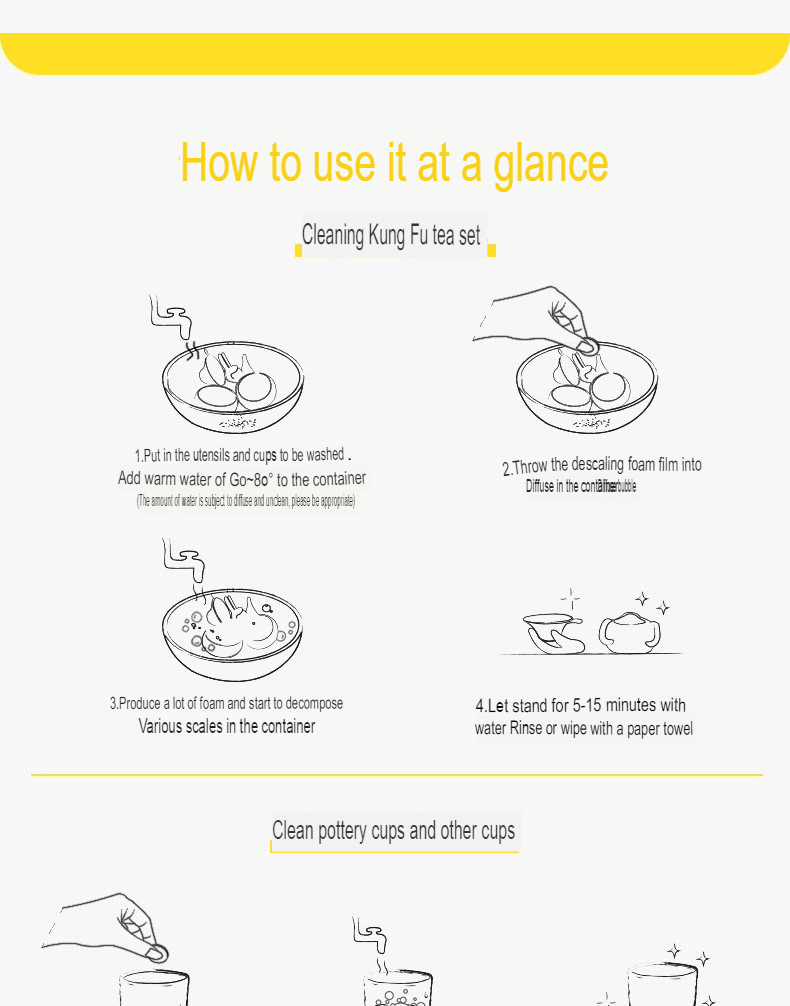 SayYes Oxygen Descaling Bubble Effervescent Tablets Odor Remover Easy ...