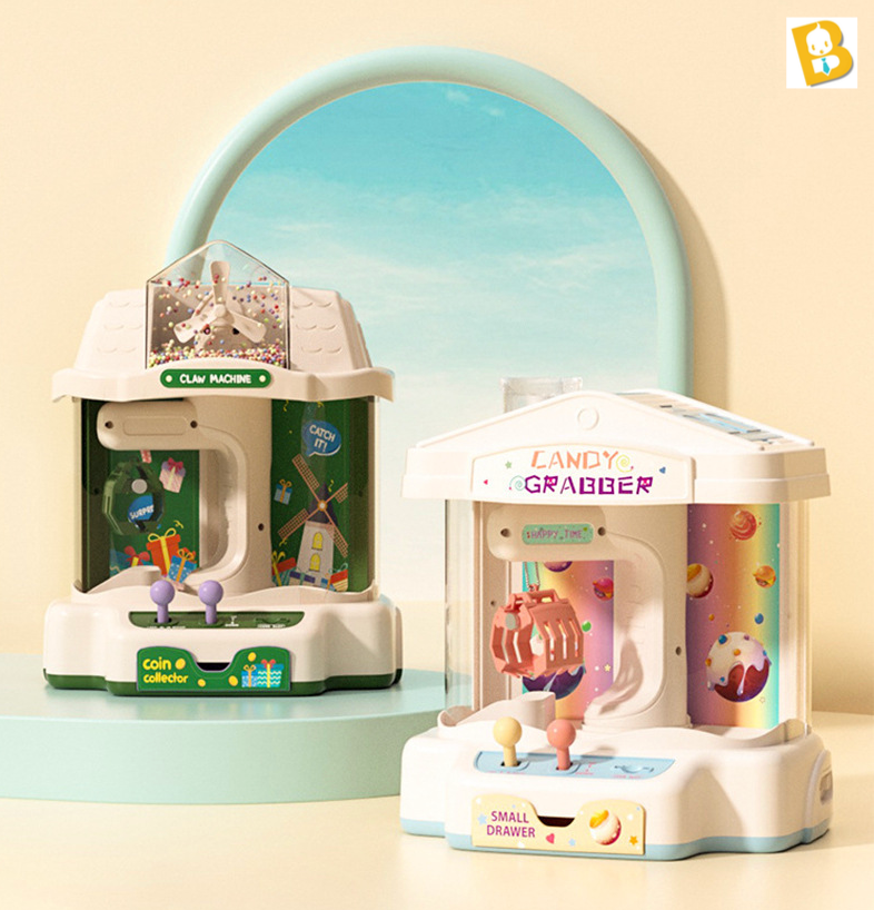BabyBoss Doll Catcher Claw Machine Arcade Game and Candy Small Prize ...