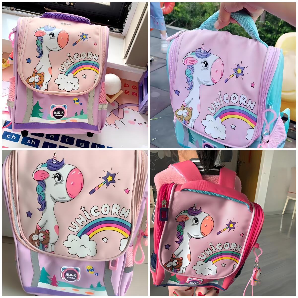 Girls School Bag Unicorn Beg Sekolah Budak Perempuan Preschool Backpack ...