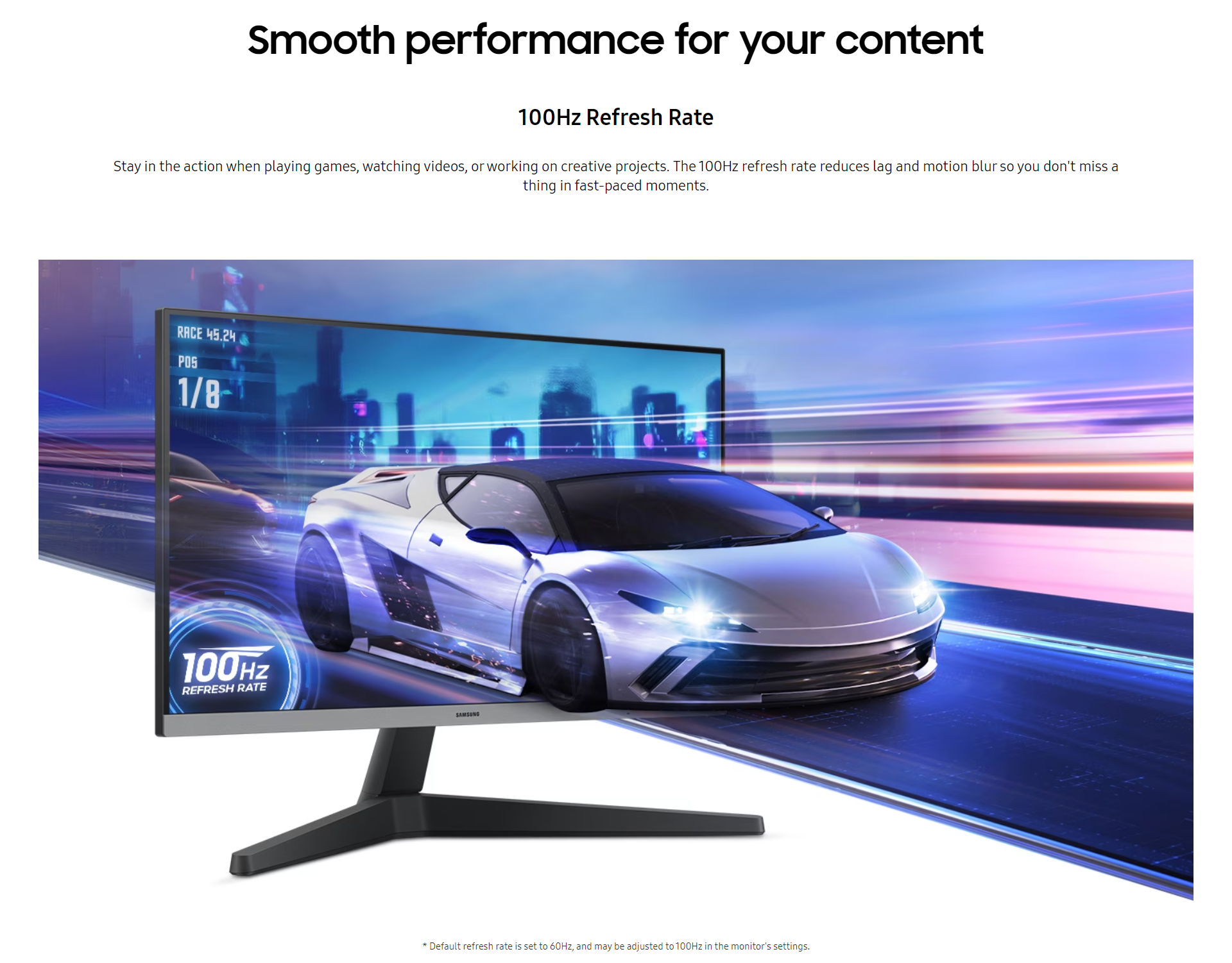 Samsung MONITOR 24'' /27'' S3 (S30GD) IPS FHD/ 100Hz REFRESH RATE/ 5ms ...