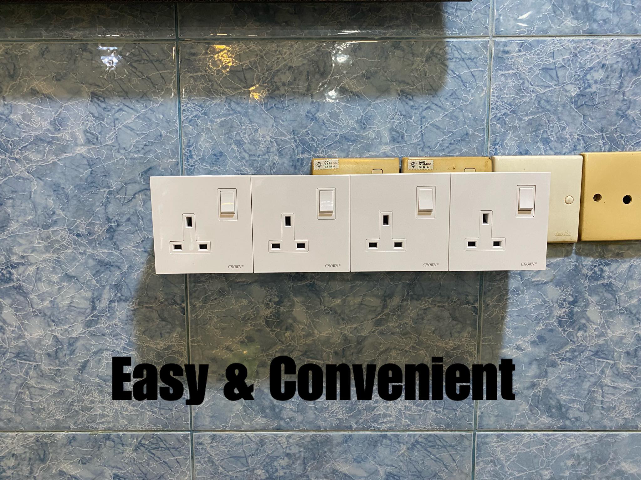 HEAVY DUTY EXTENSION WALL SOCKET/ T ADAPORT 1 TO 2/3/4 SOCKET 2 / 3 AND ...