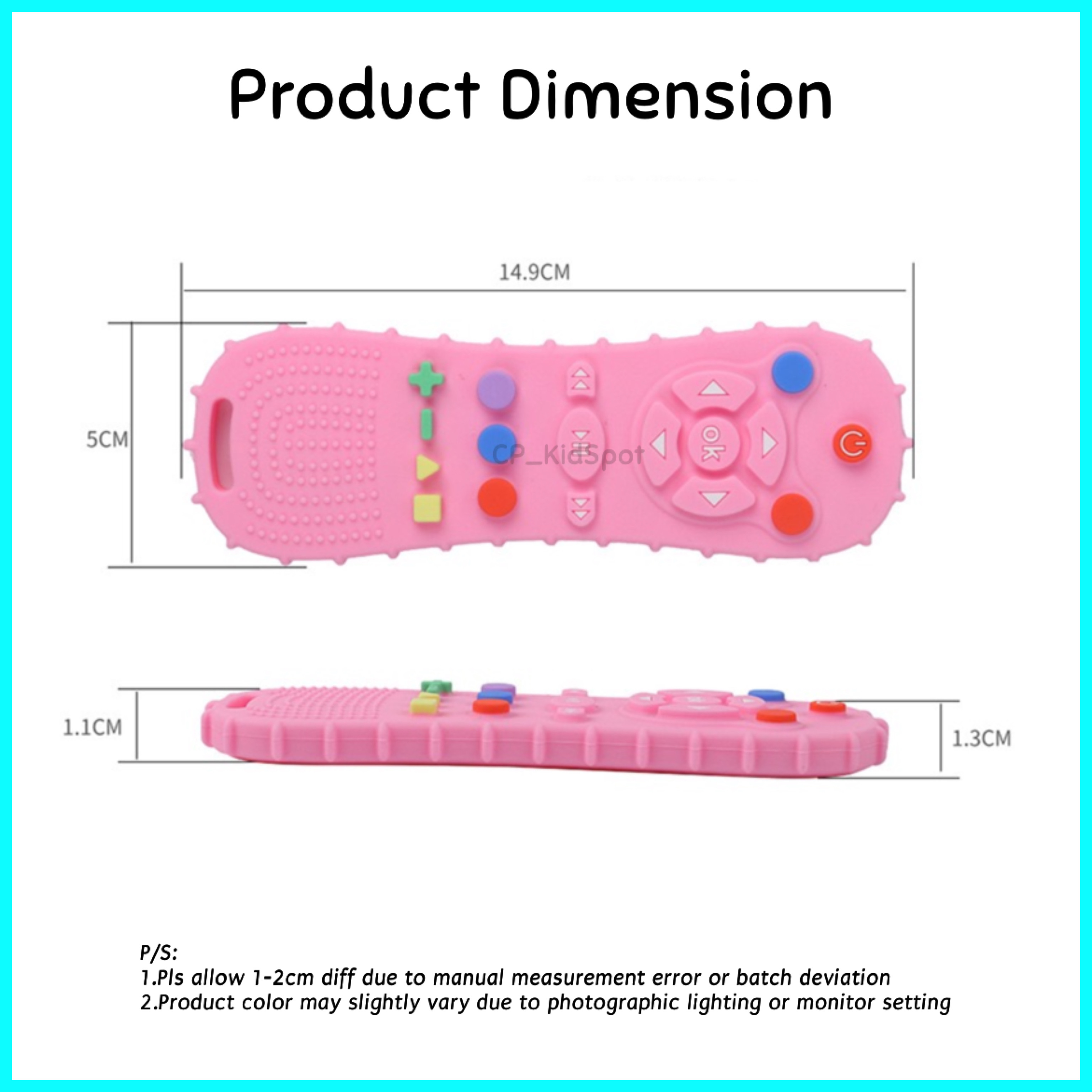 Teether Baby Silicone BPA Free Soft Teething Toy Teether Remote Tv Baby ...