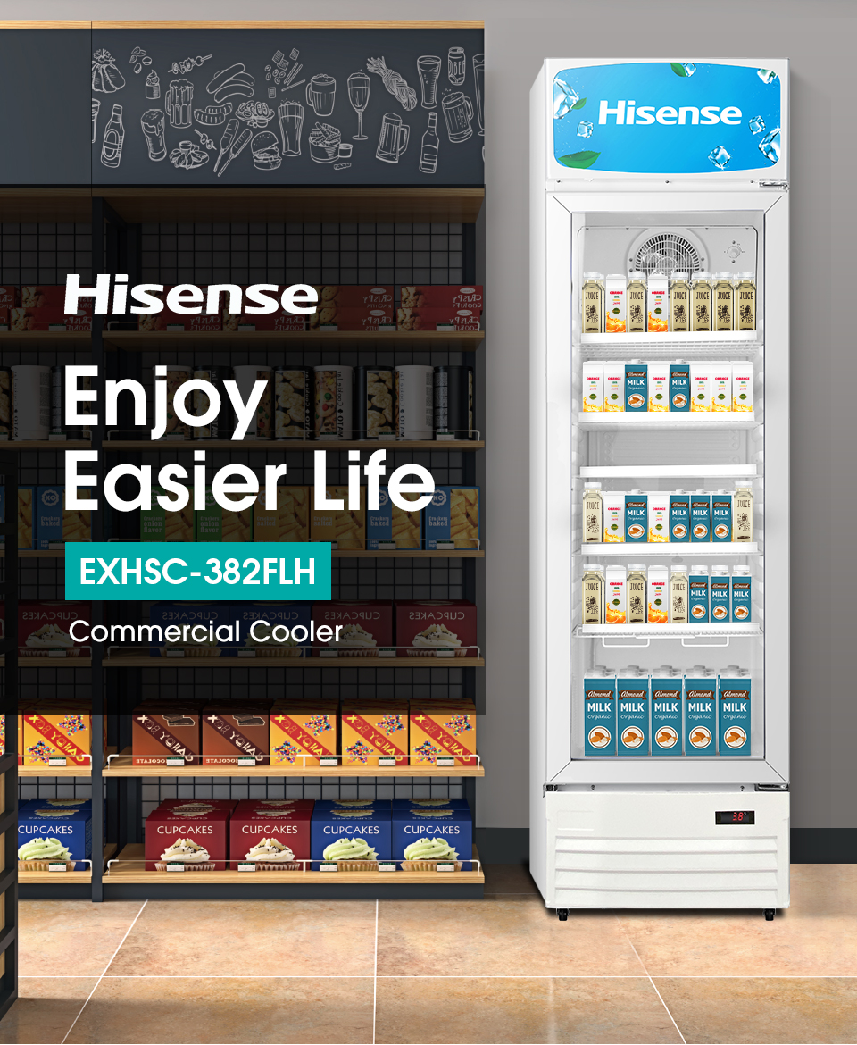 Hisense / MIDEA (187L / 211L / 310L) Showcase Display Chiller ...