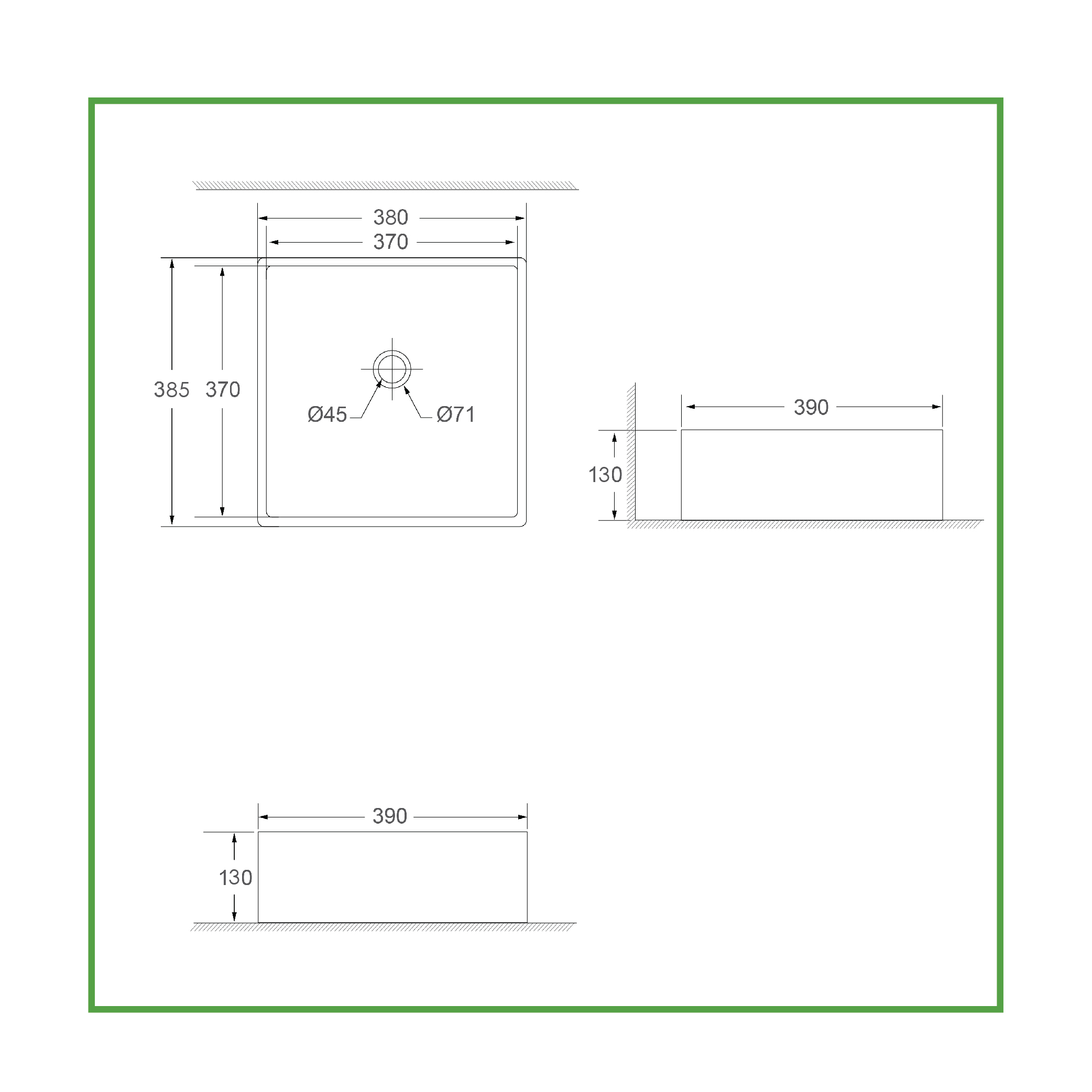 SORENTO Counter Top Basin Ceramic Material wash basin /basin tandas ...