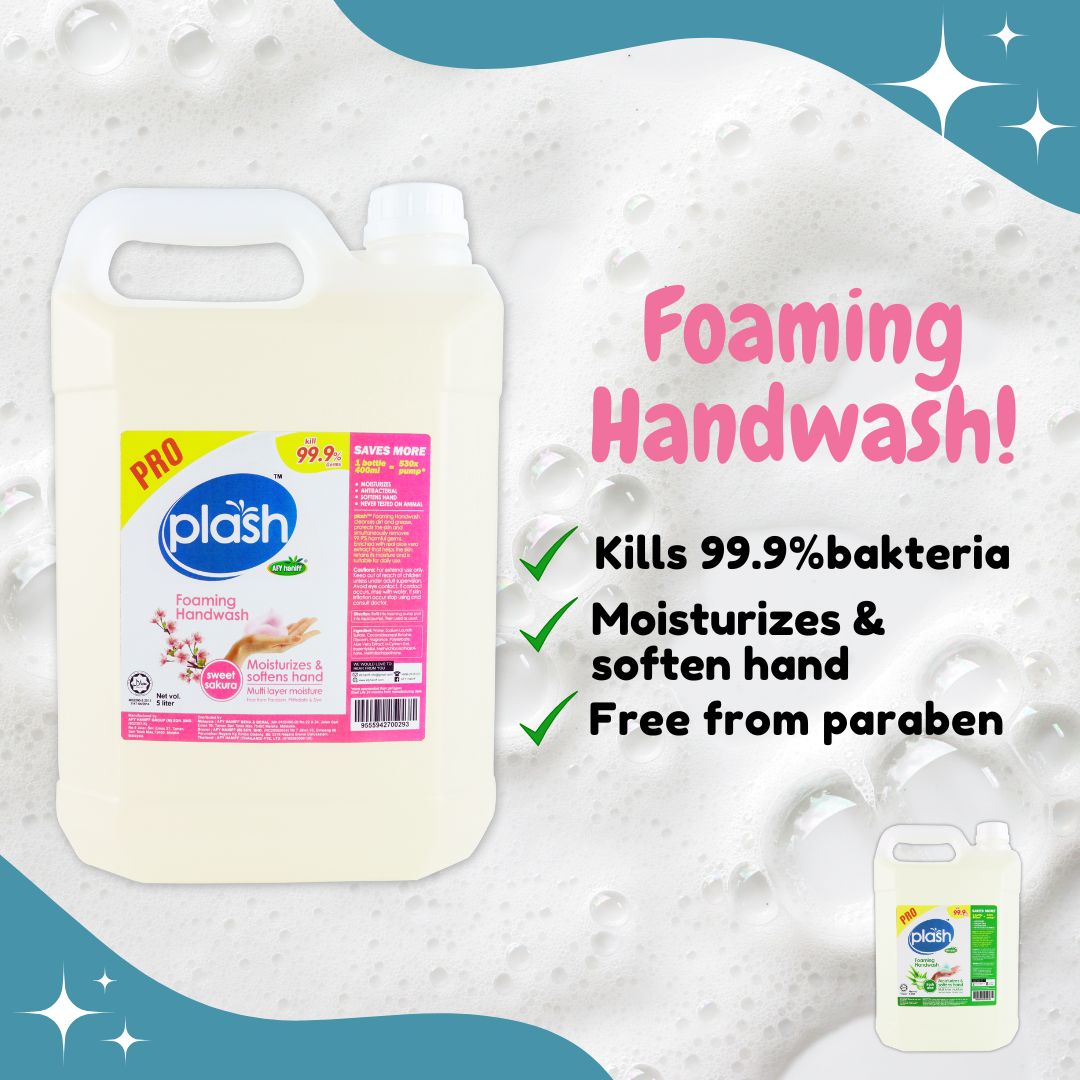 PLASH Hand Wash Sensitive Skin by Afy Haniff Anti Bacteria 5 Liter ...