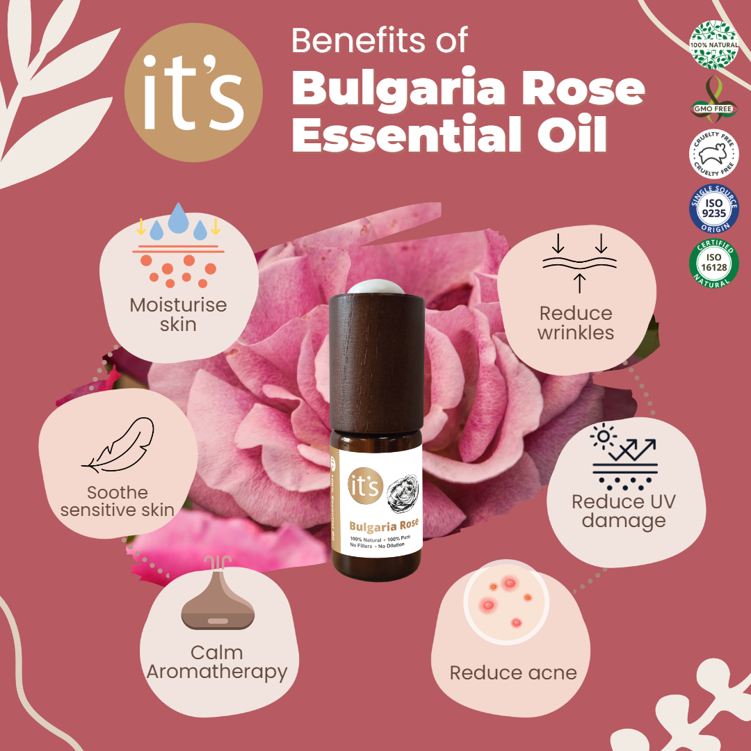 it's Essential Oil 100% Pure ROse - 100% Natural/Single Origin/Gras ...