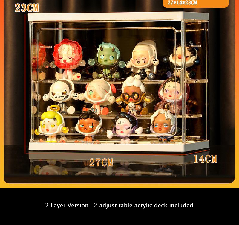 CYCF HD Clear Transparent Action Figure Acrylic Stackable Storage ...