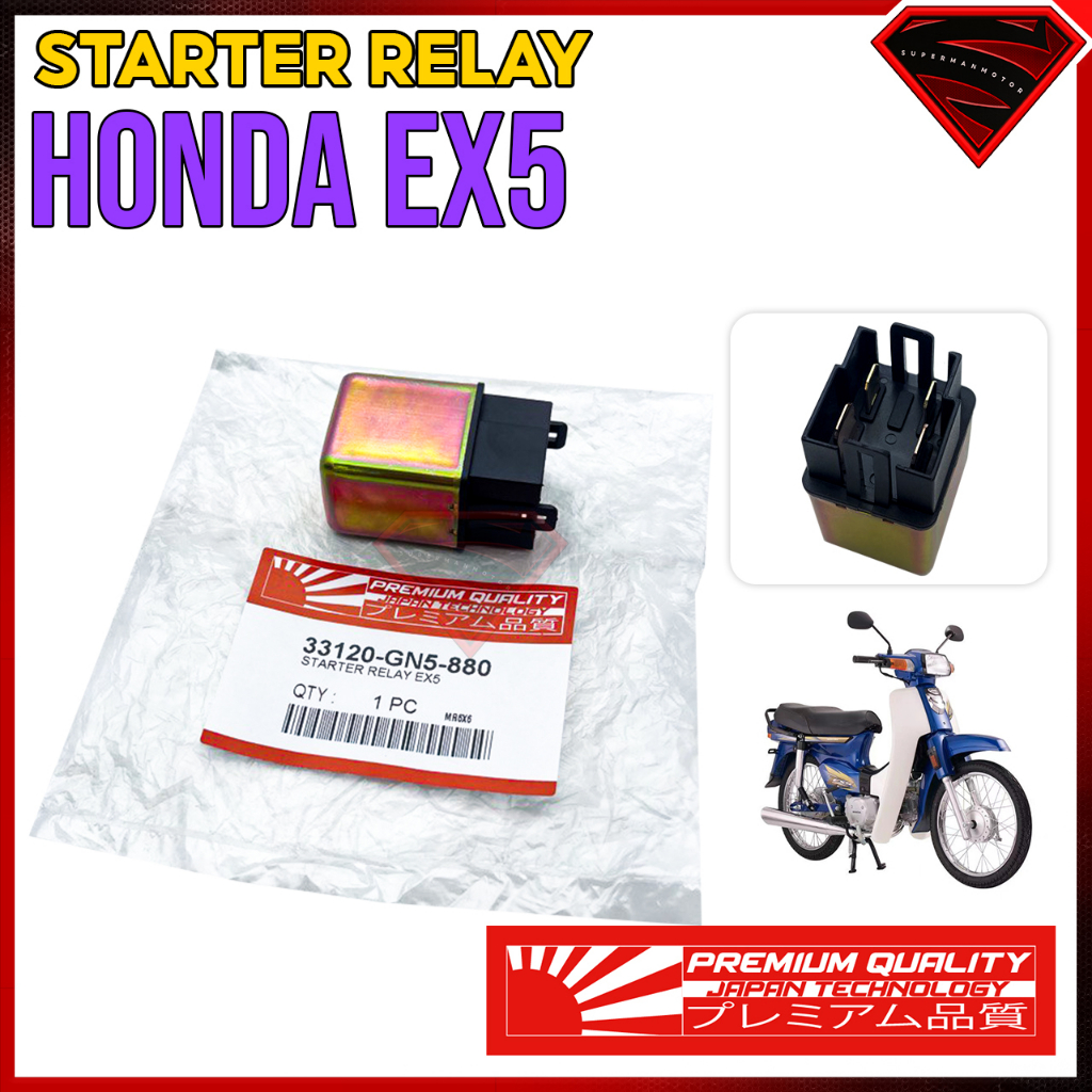 STARTER RELLAY Y15 V1 V2 / Y15ZR / LC135 / LC 135 / LAGENDA 110 ...