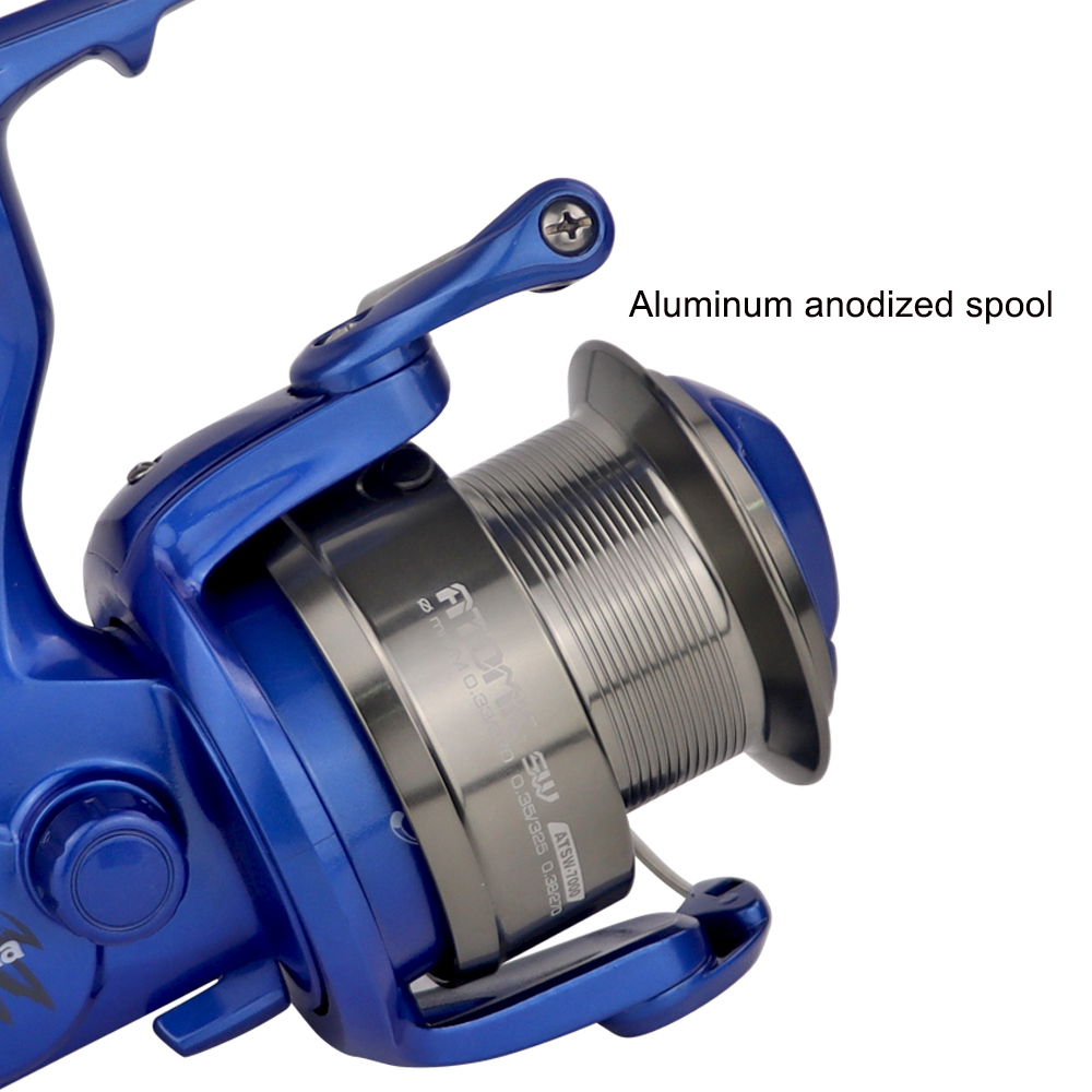 Okuma Atomic SW 7000 Spinning Fishing Reel (15kg Maxdrag) Saltwater ...