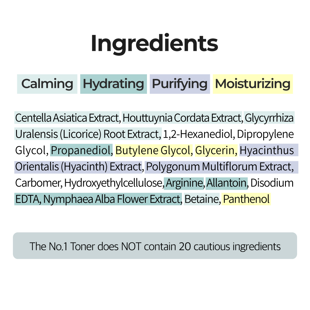 numbuzin No.1 Pure-full Calming Herb Toner 300ml | Shopee Malaysia