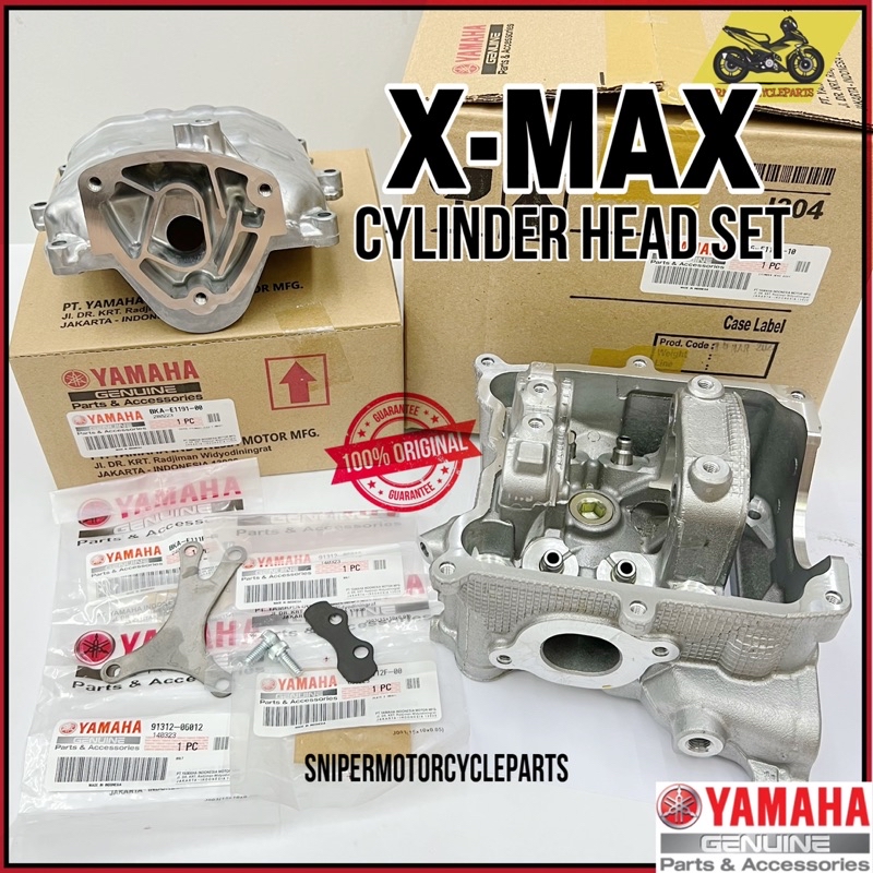 [100% ORI] XMAX X MAX XMAX 250 CYLINDER HEAD FULL SET BG6-E1102-10 ...