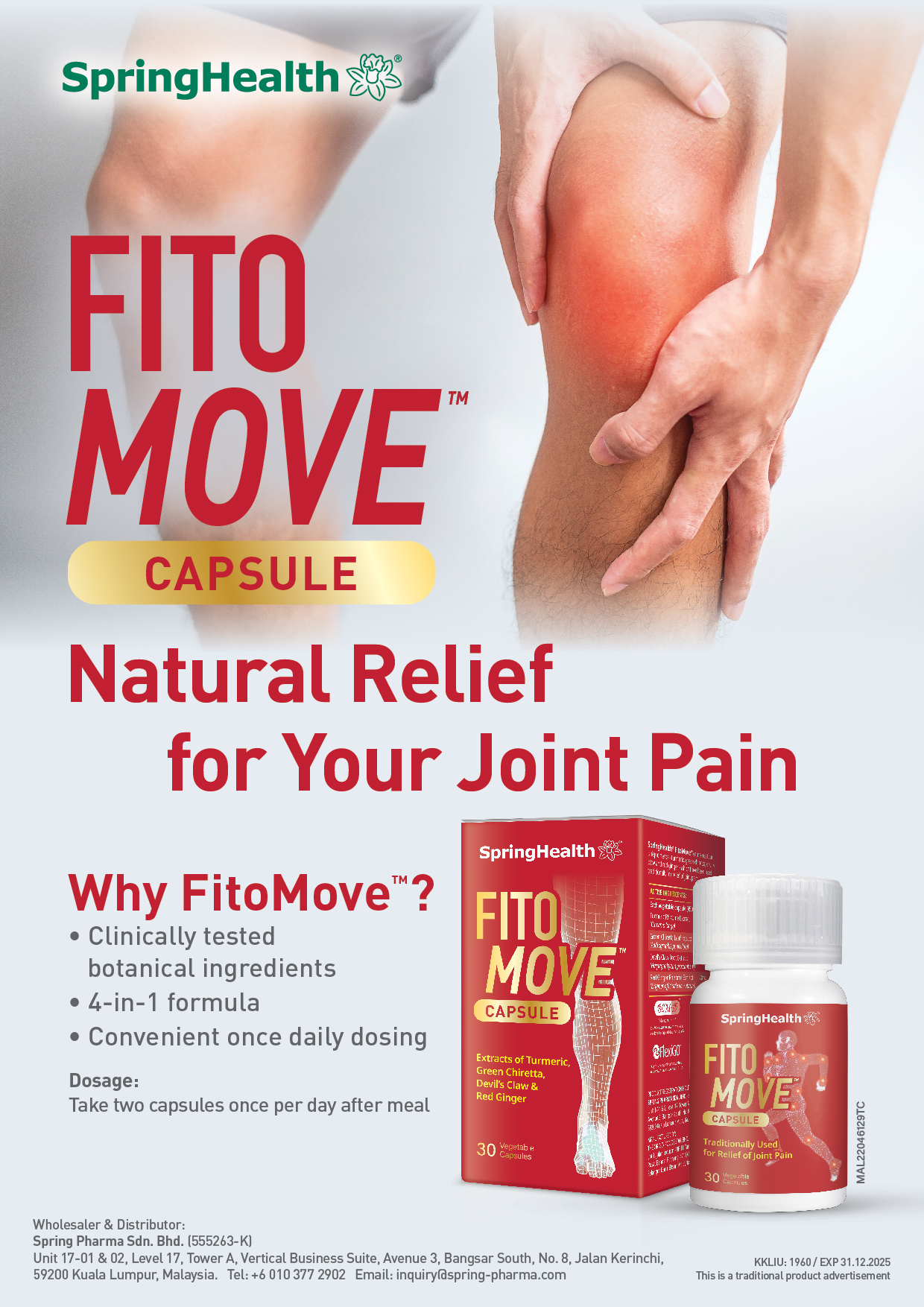 SpringHealth FITOMOVE™ Capsule (30'S) | Shopee Malaysia