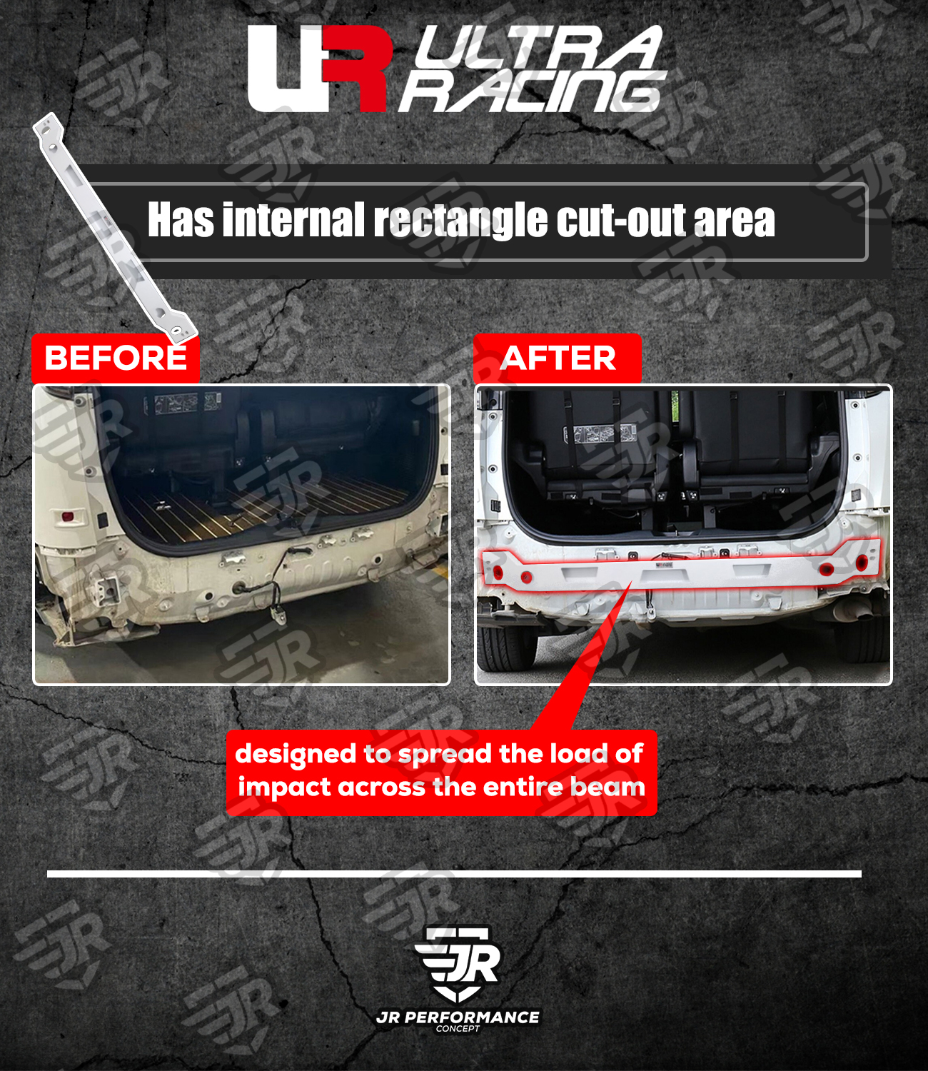 Ultra Racing Alza Baru Myvi Saga Bezza Vellfire Alphard Rear Anti ...