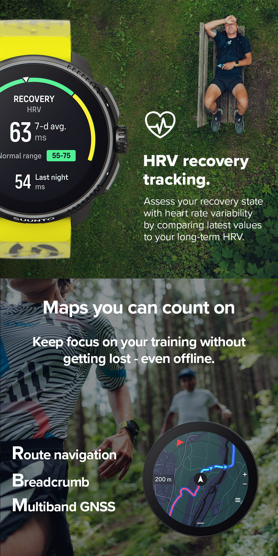 Suunto Race All Black Ultimate Performance Watch for Racing and ...