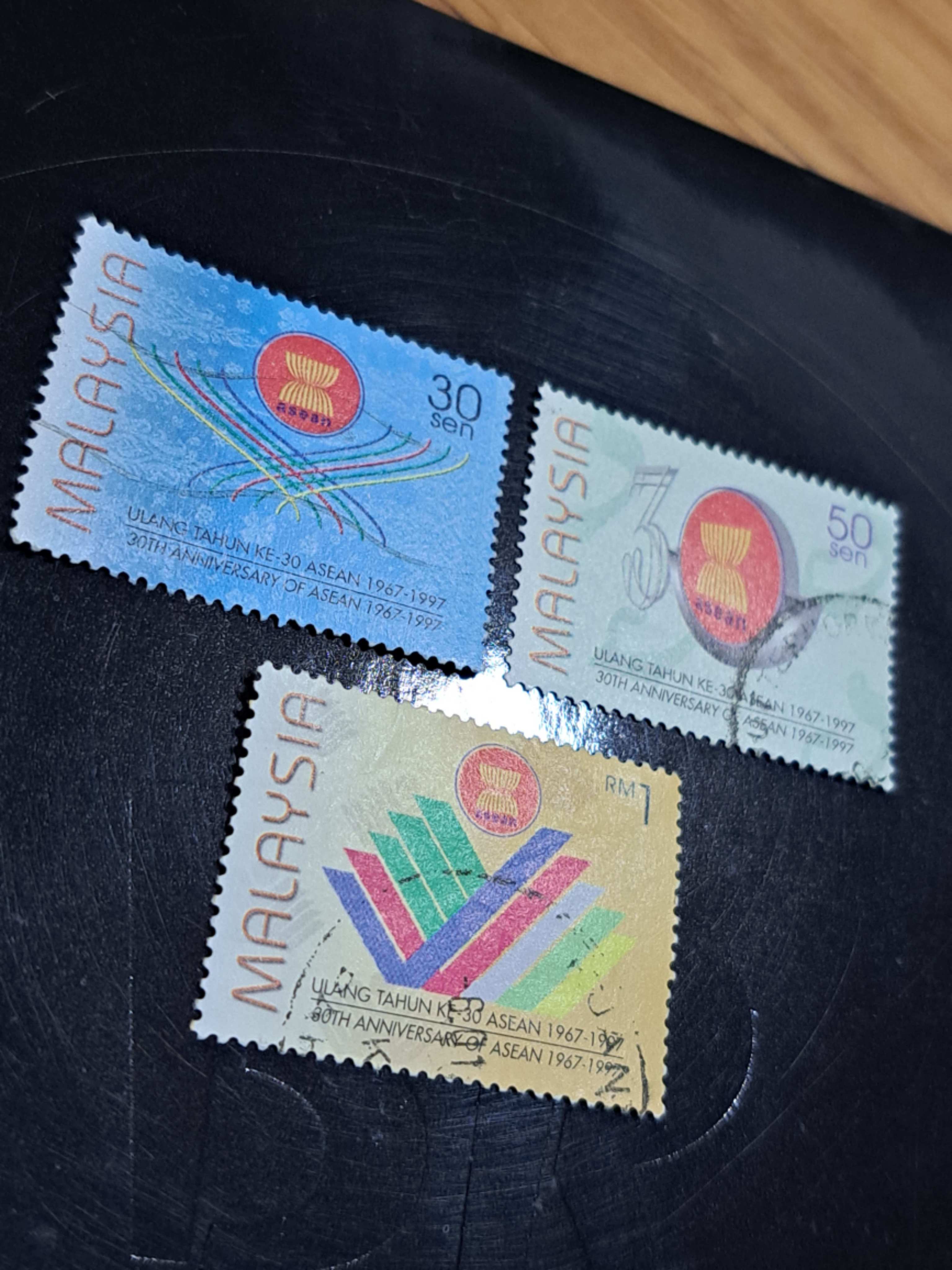 1997 Malaysia Setem Ulang Tahun KE-30 ASEAN Stamp 30th Anniversary of ...