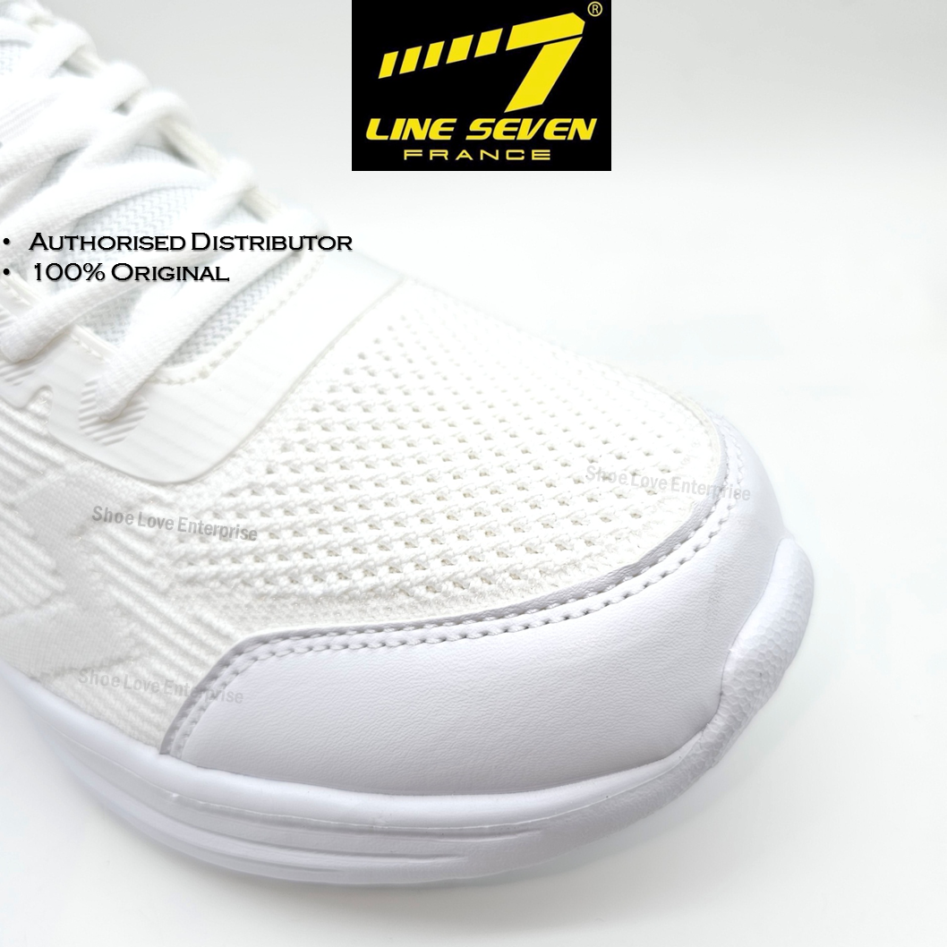 🔥Ready Stock🔥 Line 7 Kasut Sukan Putih / Hitam Line Seven Running ...
