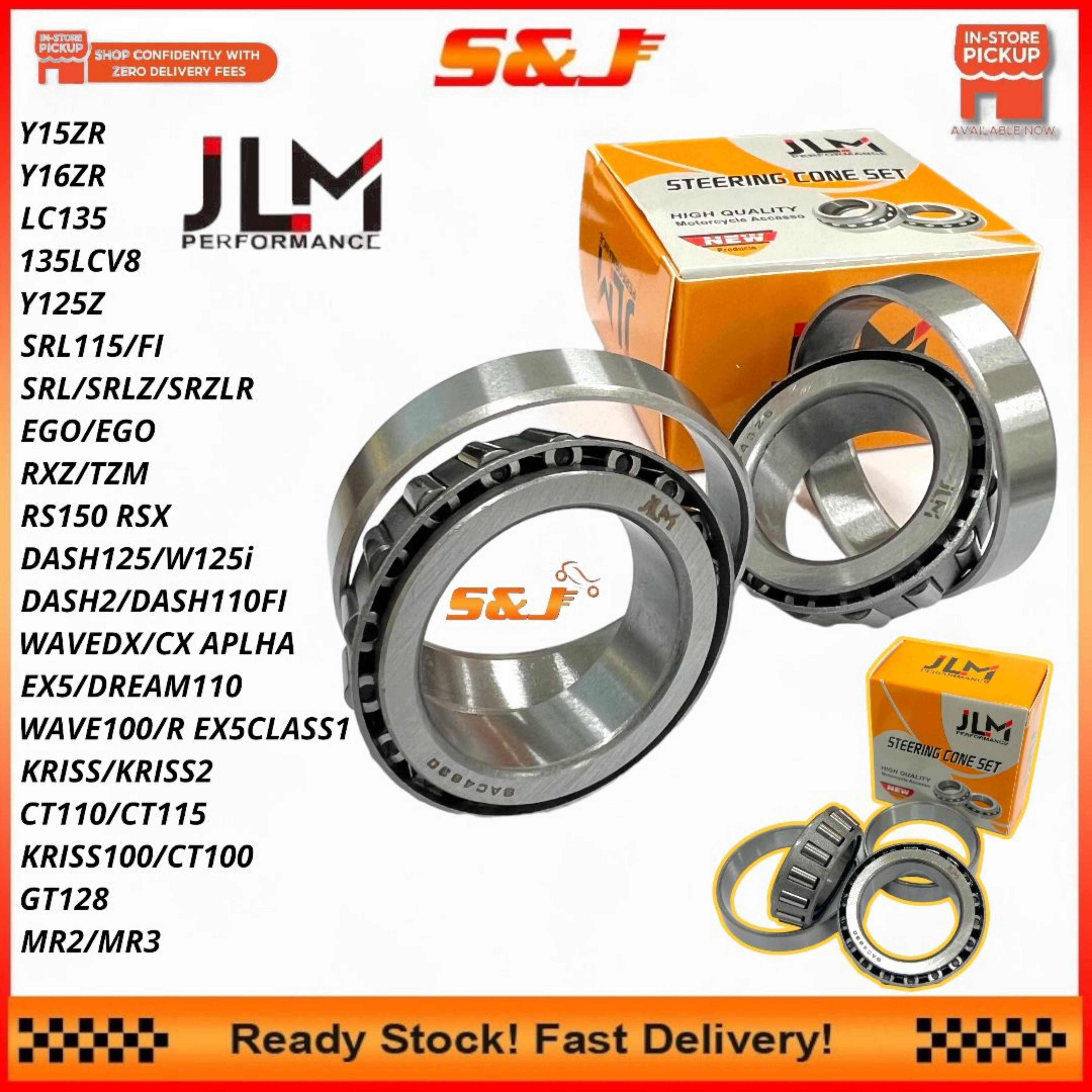 JLM RACING STEERING CONE LC135 Y15 SRL115 FI 125Z Y16 RS150 RSX EX5 MR3 ...