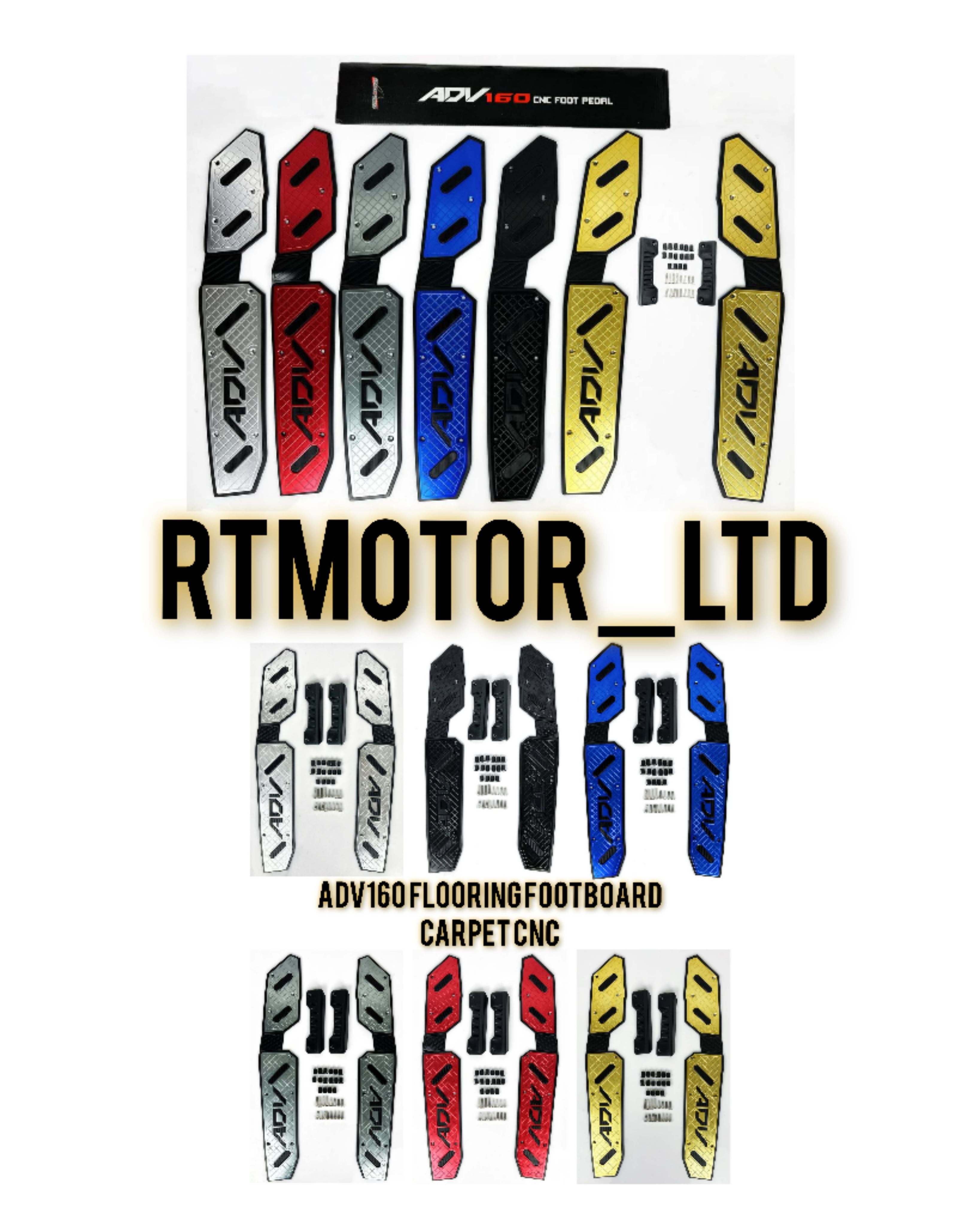 HONDA ADV160 ADV 160 ( CNC ) CARPET FOOTBOARD FOOT PANEL MATTINGS STEP ...