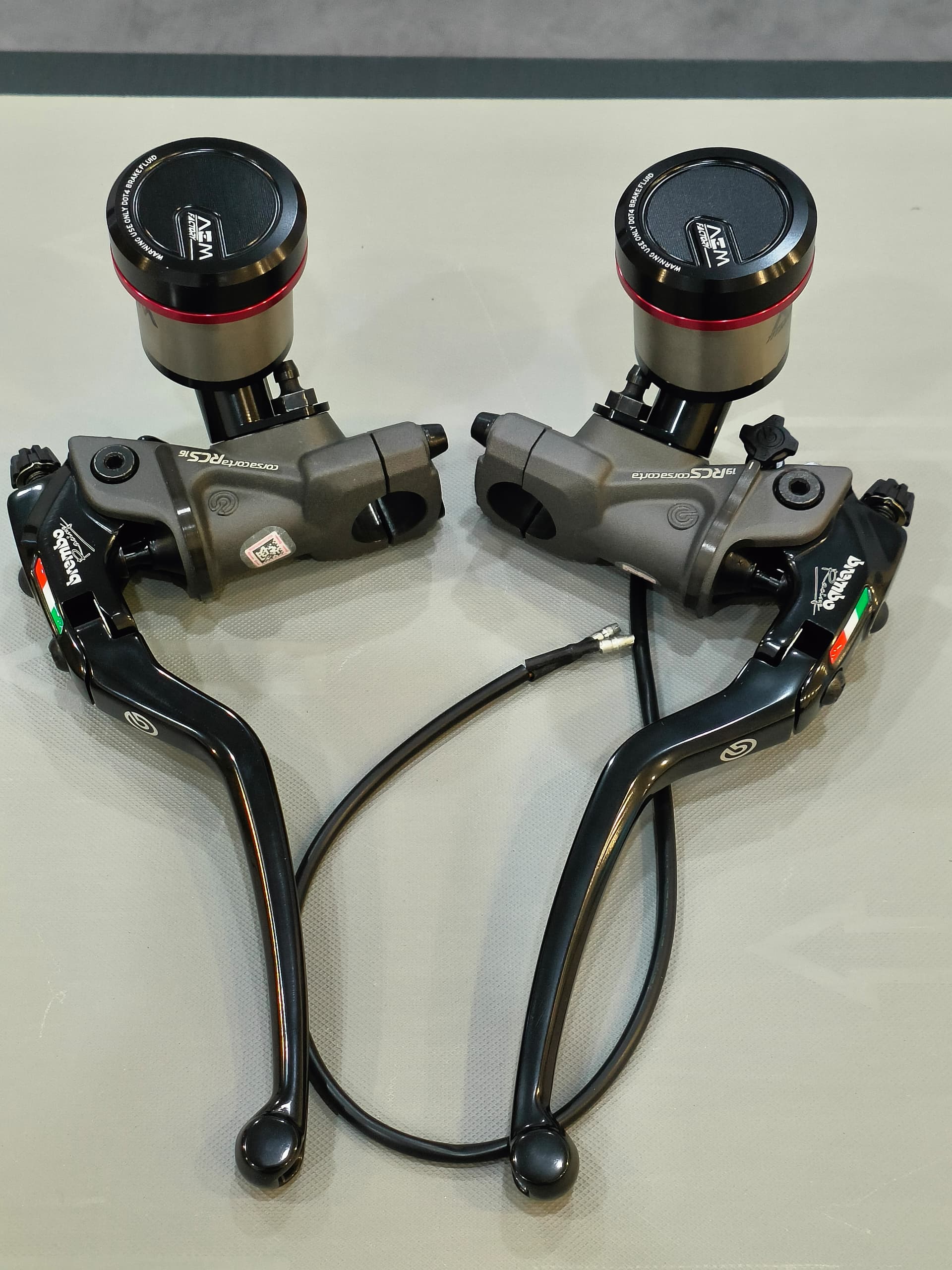 Original Brembo Master Pump RCS16 CC Rcs19 CC Left Right Clutch Brake ...