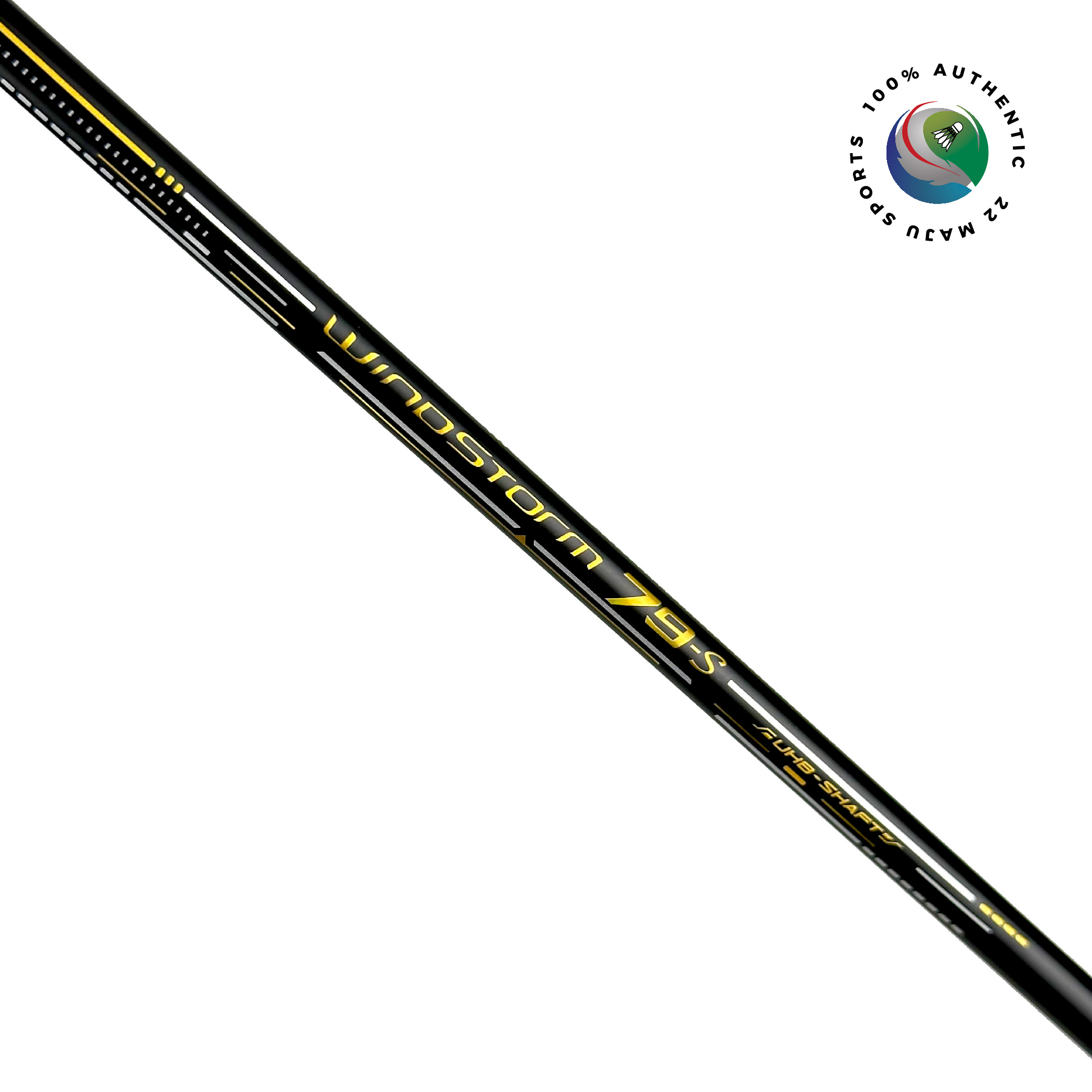 LI-NING WINDSTORM 79-S BLACK GOLD 5UG6 BADMINTON RACKET LINING 79S ...