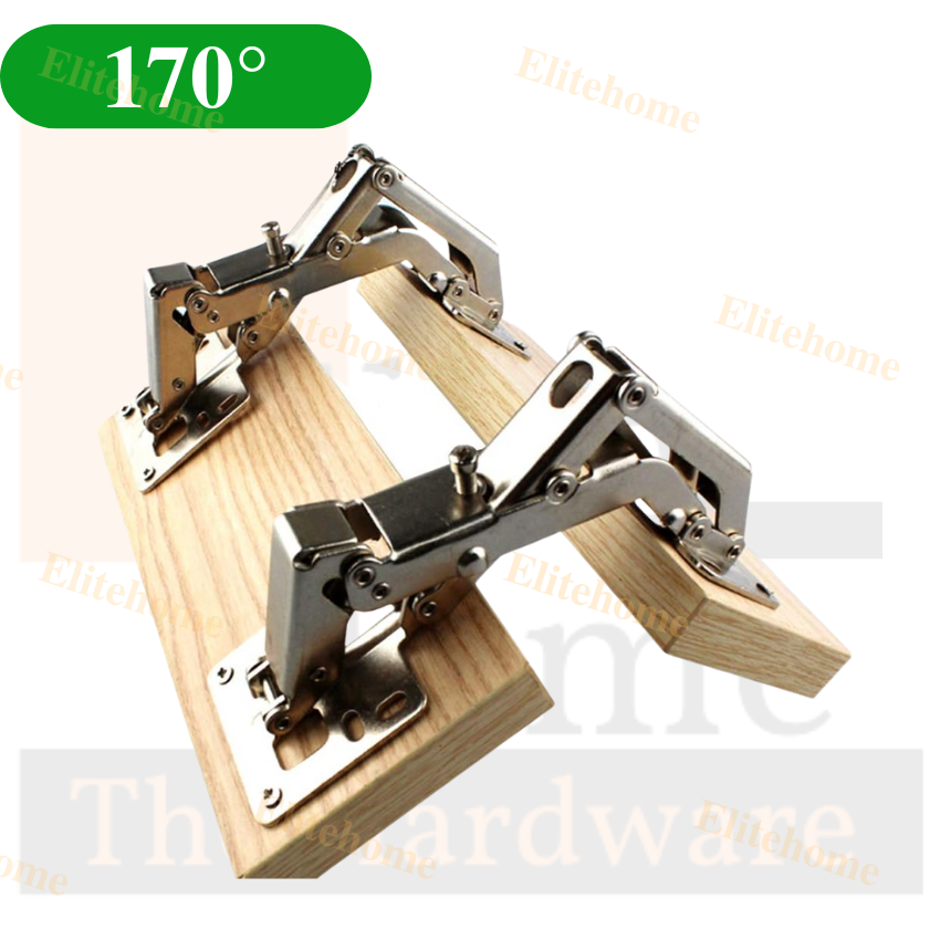【EliteHome】(1 Pc) (Soft Closing) 90°/170° Non-porous Hinge Non Drilling ...