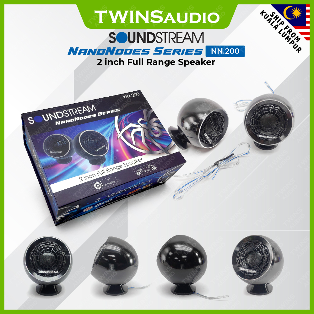 Soundstream Full Range Speaker 2-Way/3-Way Speaker NanoNoodes ...