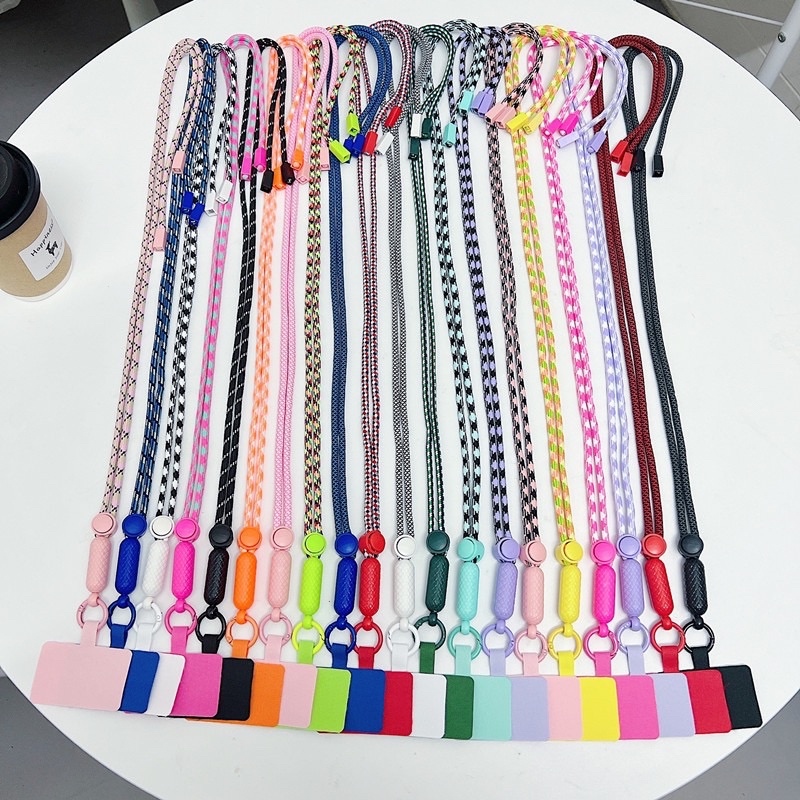 Universal Adjustable Crossbody Necklace Phone Strap ID strap Multi ...