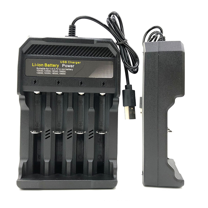 Fast Charger 4.2V USB 4-slot Smart Charging Li-ion Lithium Battery ...