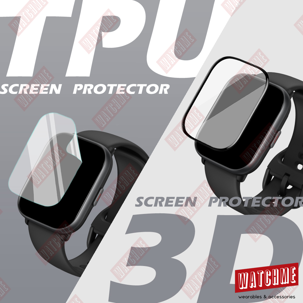 Amazfit Active, Active 2, Active Max Screen Protector, 3D Full Cover ...
