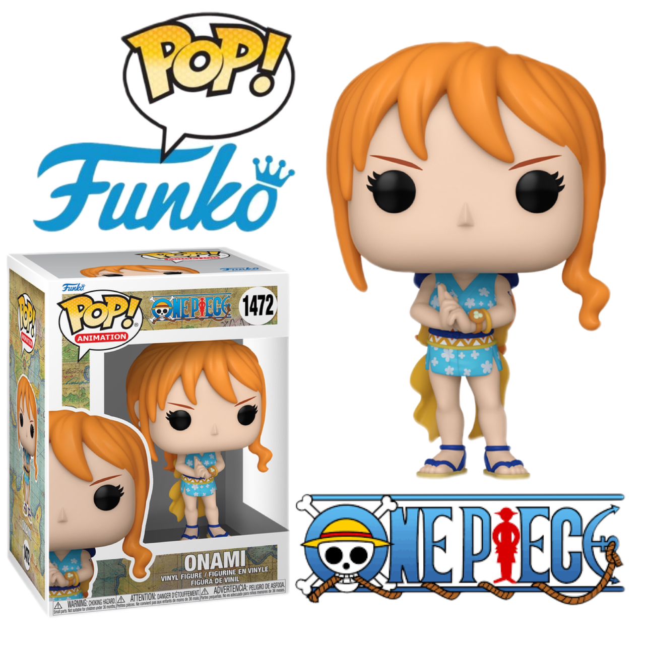 Funko Pop Vinyl Animation One Piece 1472 Onami # 72107 Collectible ...