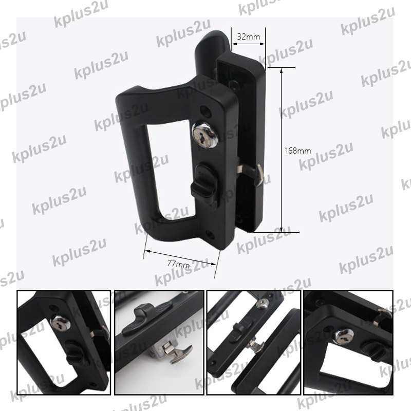 Aluminum Alloy Sliding Door Lock Handle Door Latch 798/900 Sliding ...