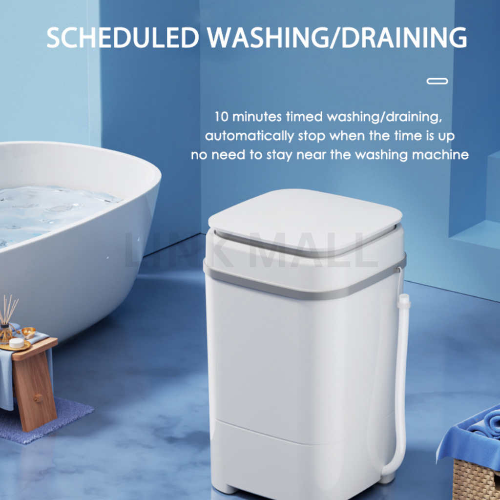 Link Mini Washing Machine 5kg/7kg Mesin Basuh Mini Washing Machine With ...