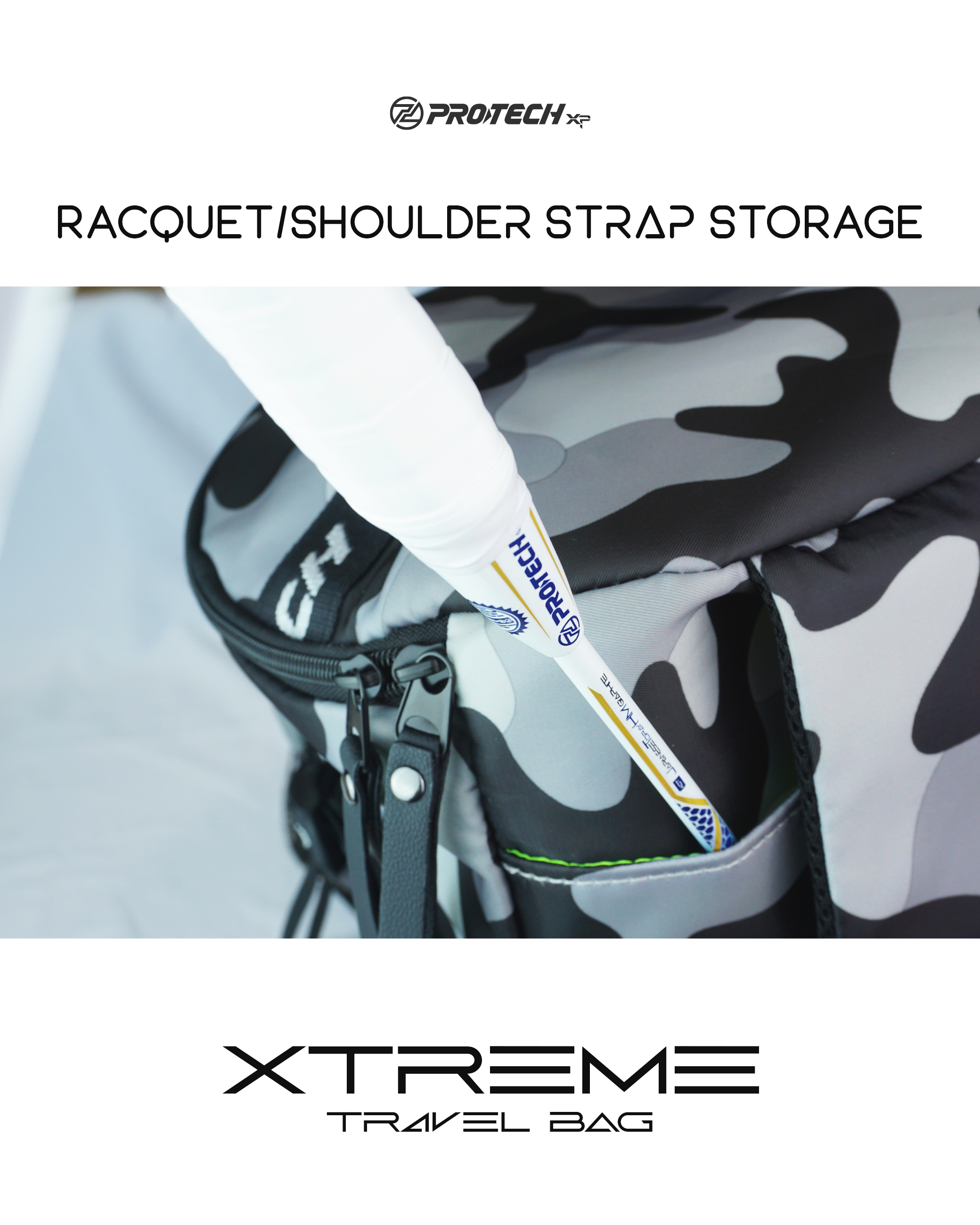 PROTECH - Xtreme Travel Bag [Badminton Travel Bag] [Badminton Racket Bag] [Badminton Backpack ...