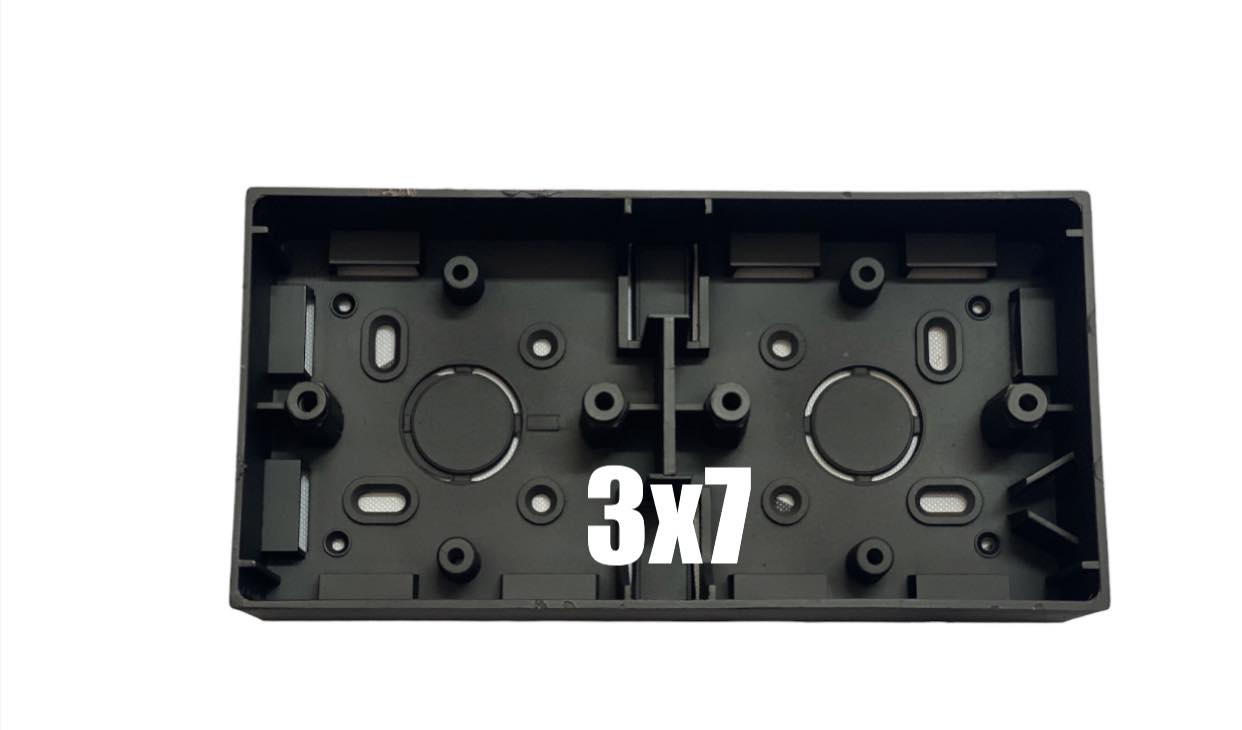 PVC Box Surface Full ABS Black 3 x 3 3 x 7 3 x 10 3 x 13 Inch Nut Box ...