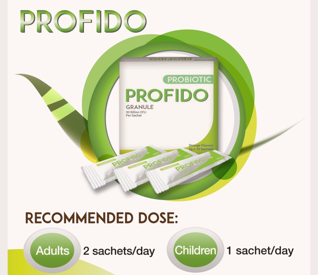 Profido Granule 30 Billion CFU Sachets 10's Orange Flavour ( prebiotic ...