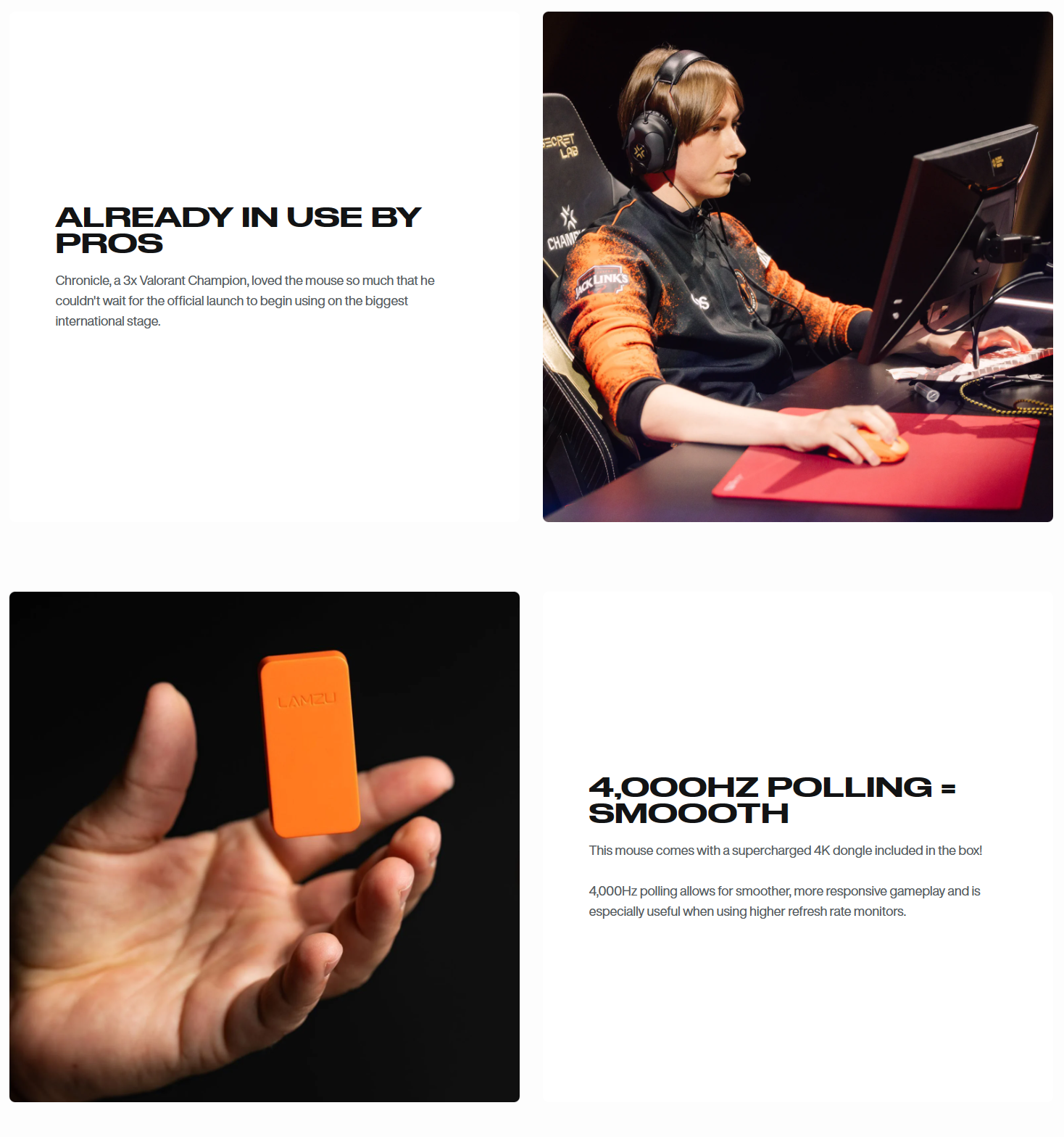 (AONE PLUS SS2) Fnatic Gear x LAMZU Thorn Wireless Mouse - Fnatic Edition Wireless 52g 3395 ...
