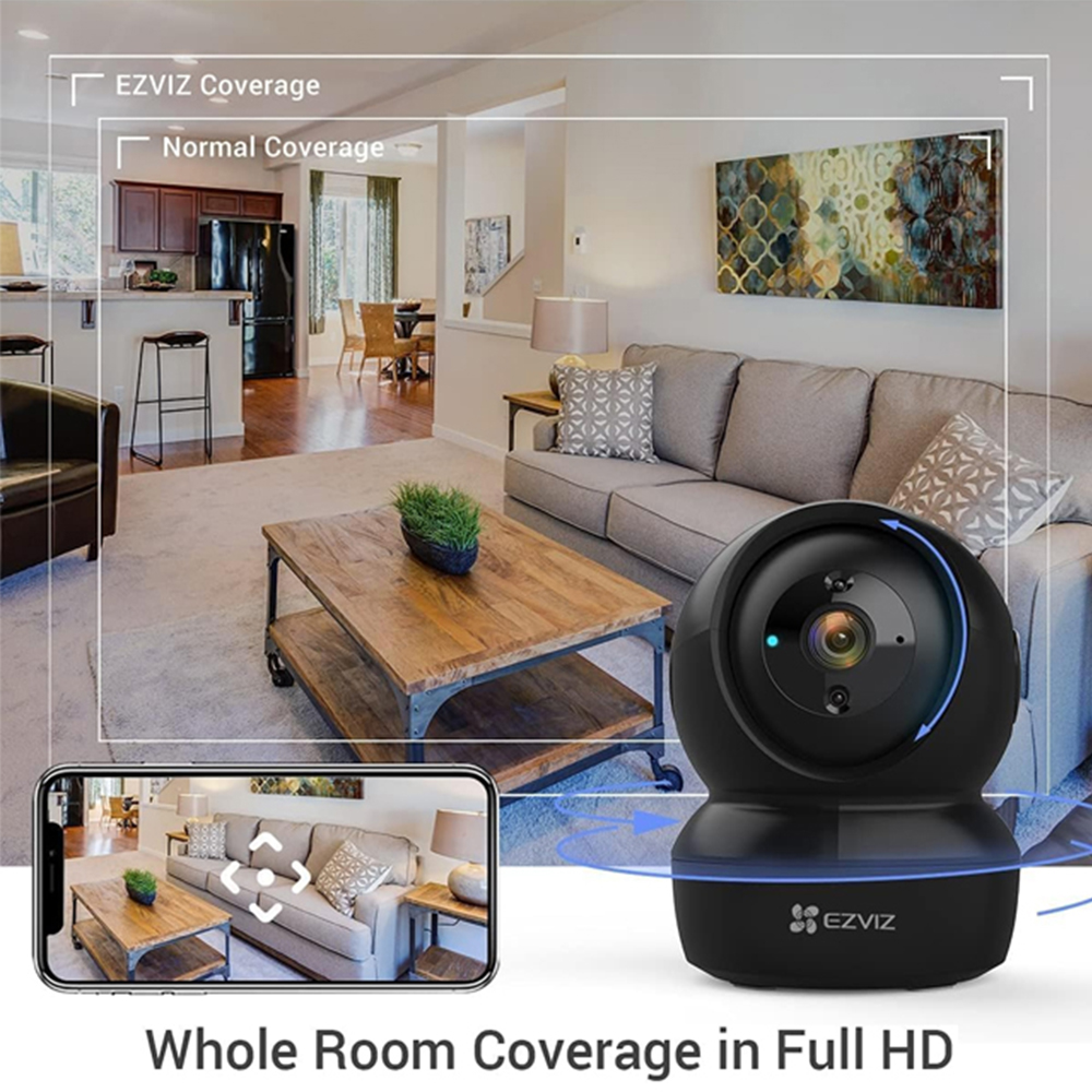 EZVIZ C6N 2MP Full HD 1080P Motion Detection Two Way Talk 360° Pan/Tilt ...