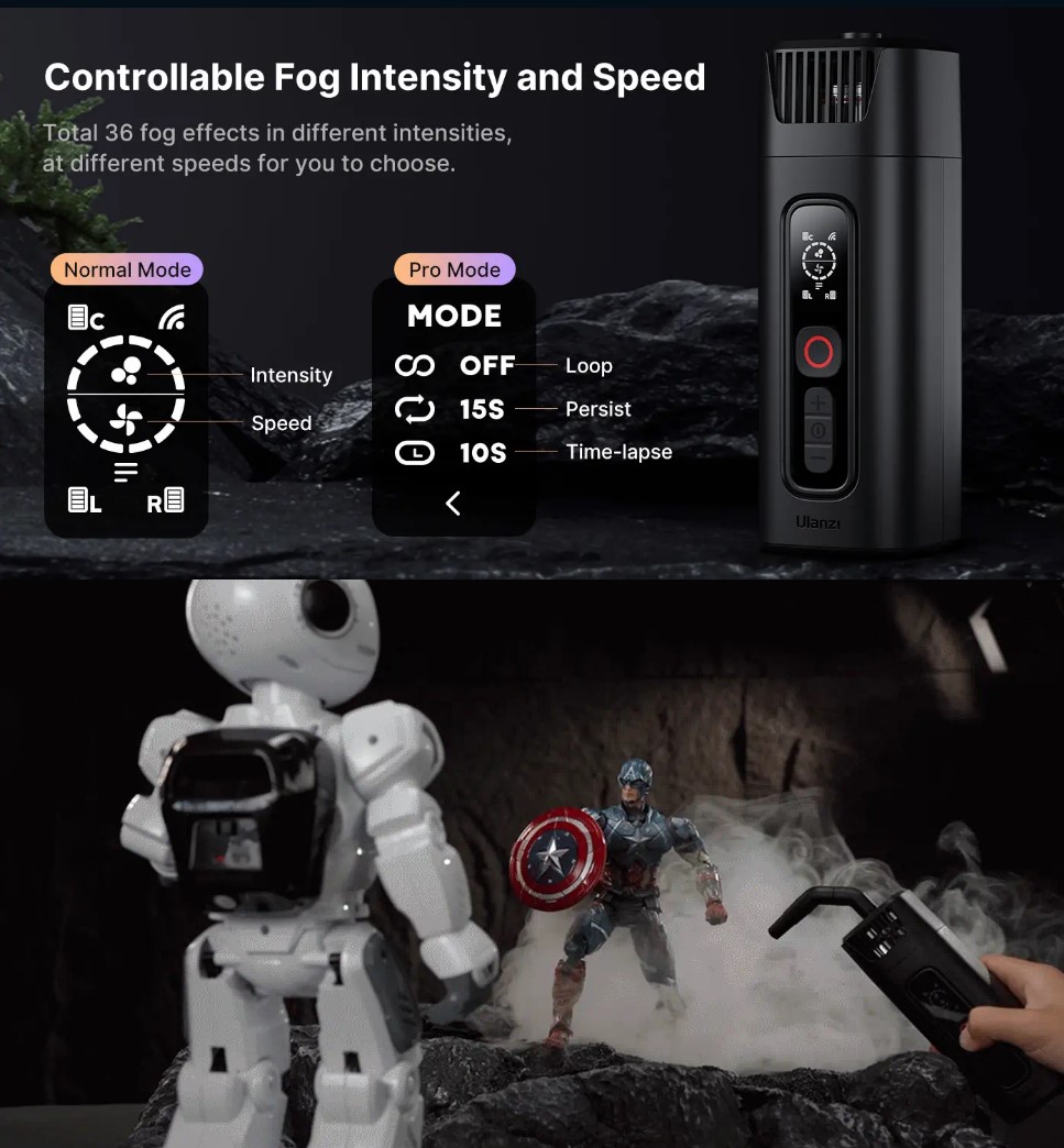 Ulanzi FM01 FILMOG Ace Portable smoke Fog Machine | Shopee Malaysia