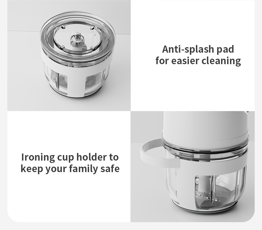 Simplus Baby Food Processor 0.3L Mini 304 Stainless Steel 200W Powerful ...