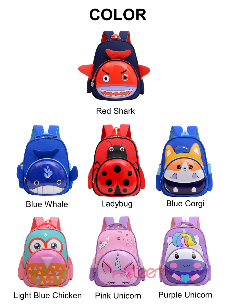 TEEMI 30cm Beg Sekolah Tadika Kids Hardcase Egg Shell School Bag ...