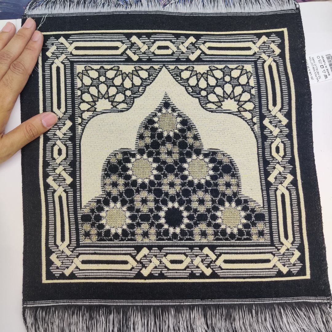 Sejadah Muka Tenun Turkey Cotton 35 cm x 35 cm | Travel Nipis Pocket ...